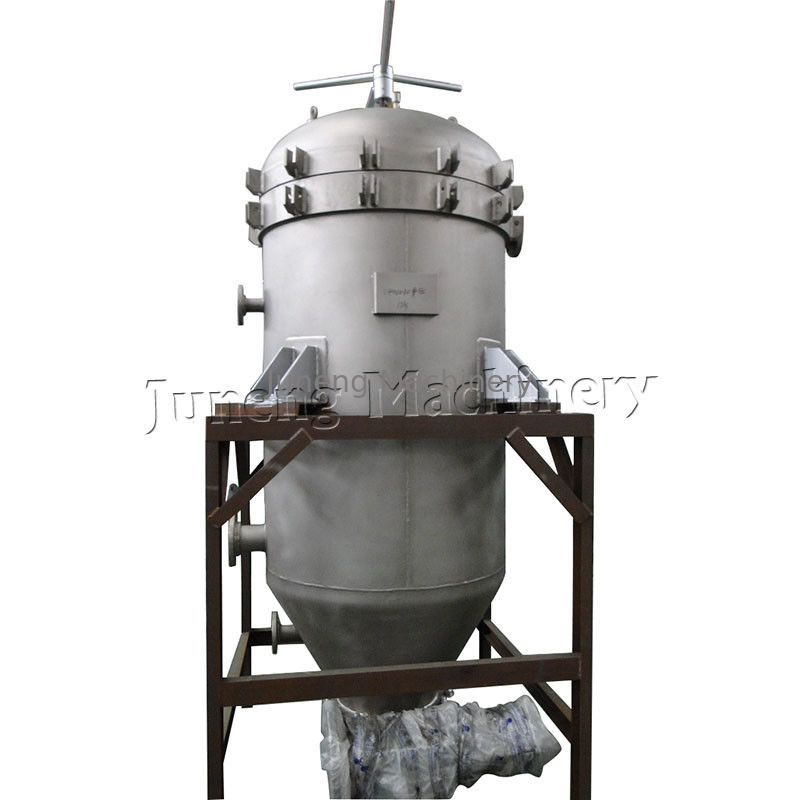 High efficiency plate bleaching vertical pressure leaf filter