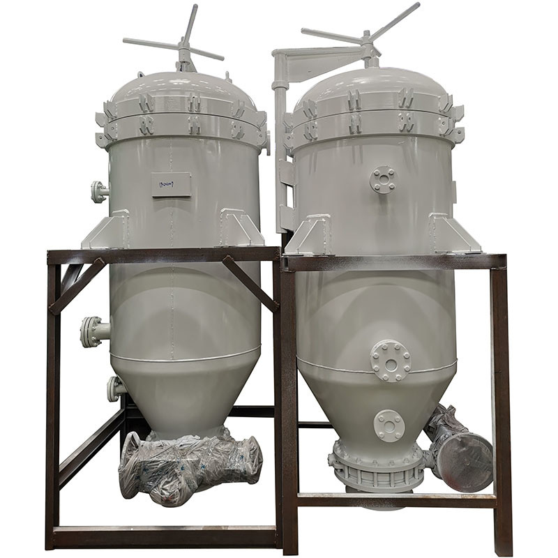 High efficiency plate bleaching vertical pressure leaf filter