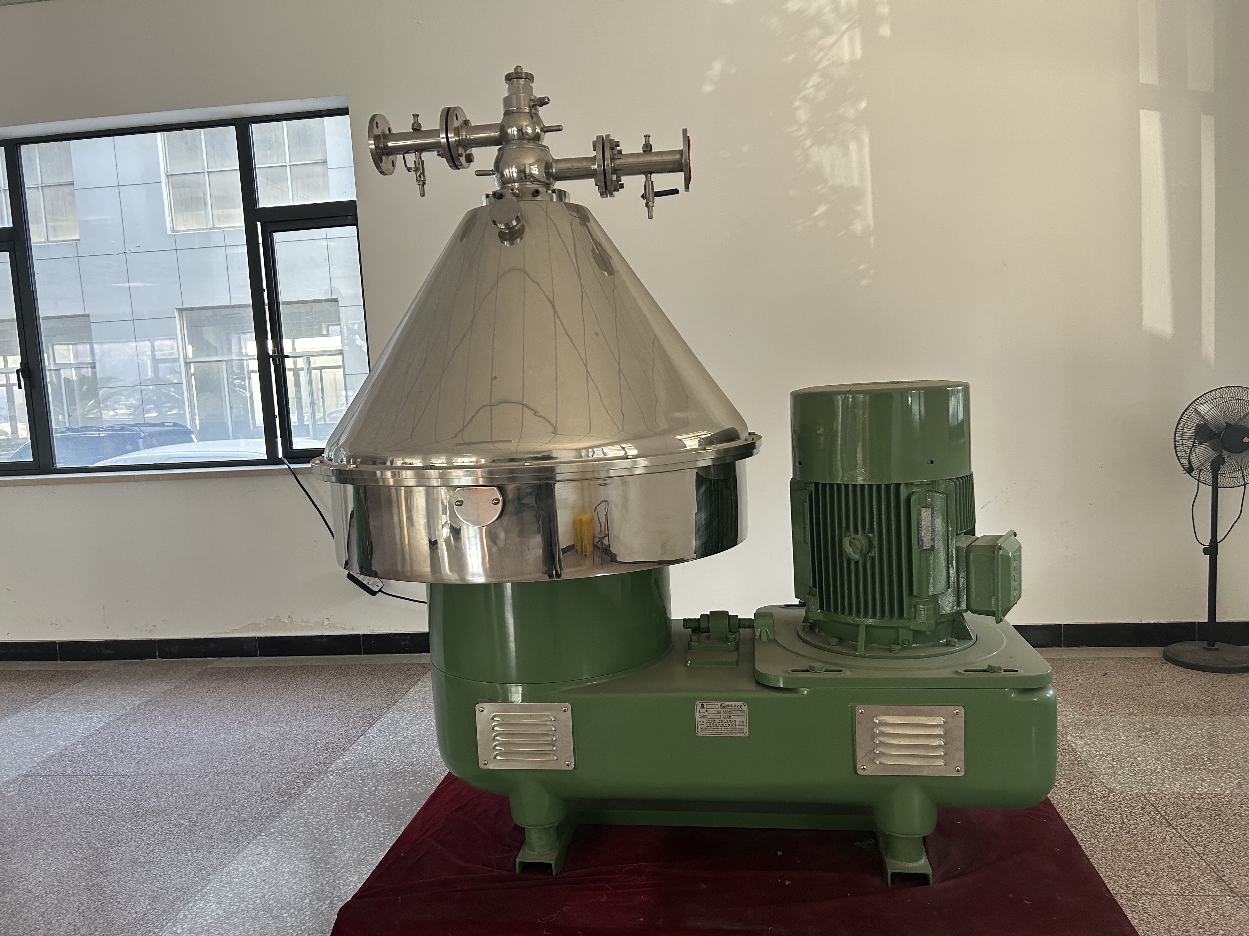 Stainless Steel Disc Oil Separator Belt Drive Automatic Slag Discharge ...