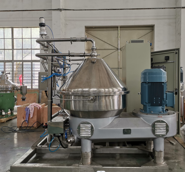 Stainless Steel Disc Separator Module 45KW Two-phase For Milk Beer ...