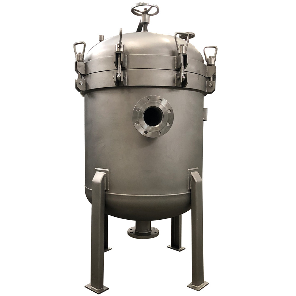 DL4P2S Stainless Steel Vertical Industrial Bag Filters With PP Filter Bag