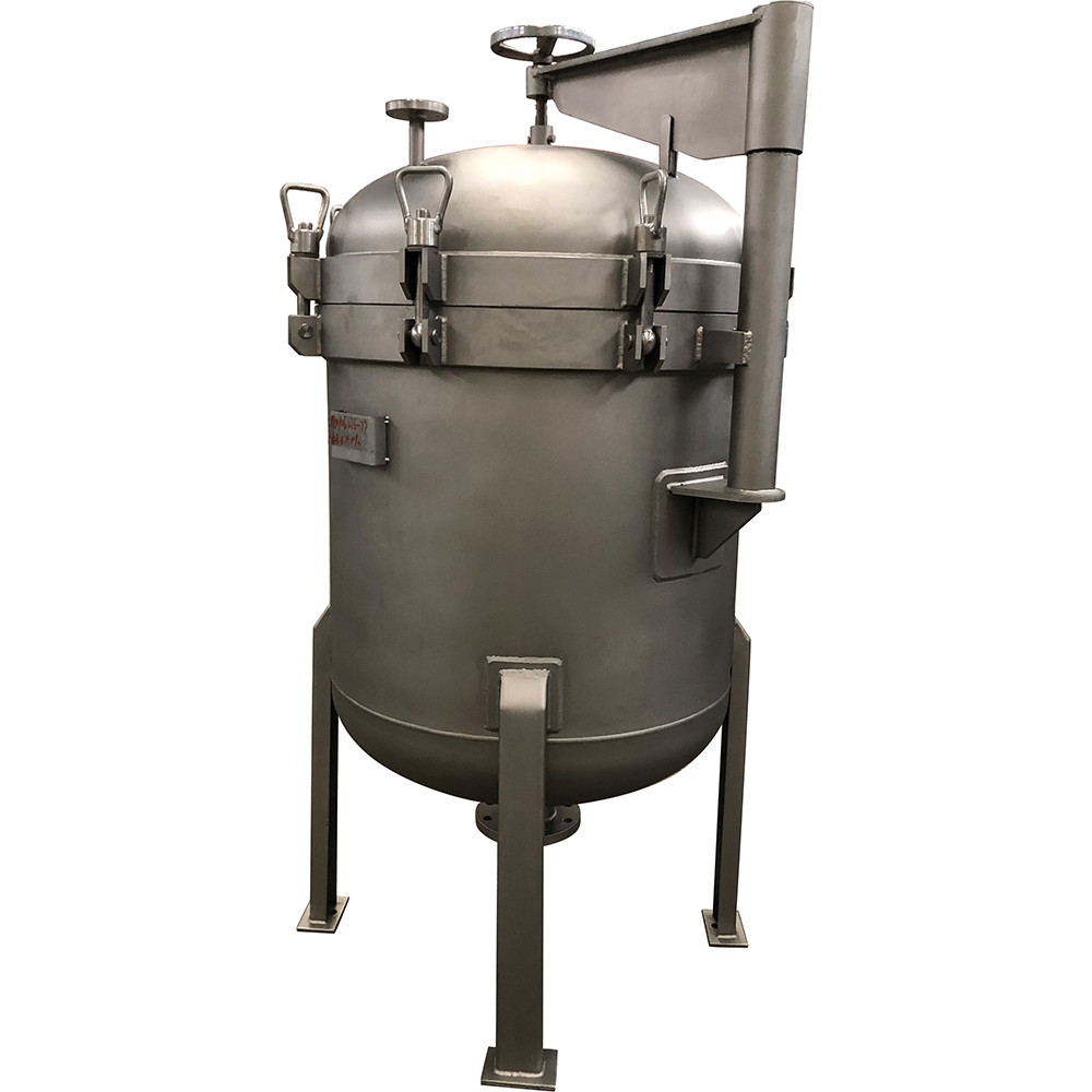 DL4P2S Stainless Steel Vertical Industrial Bag Filters With PP Filter Bag