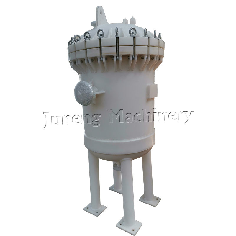 White Plastic Housing Multi Industrial Bag Filters With Nylon Filter Bag