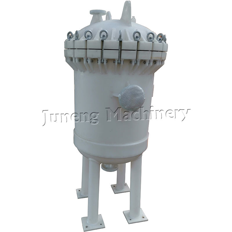 White Plastic Housing Multi Industrial Bag Filters With Nylon Filter Bag