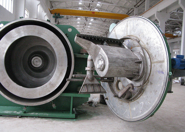 Small Solid Remove Vacuum Leaf Filter / Green Centrifugal Solid Liquid ...